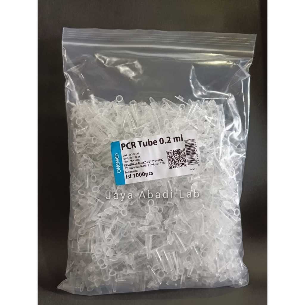 Jual PCR tube micro sentrifus centrifuge tabung plastik 0,2 ml isi 1000 | Shopee Indonesia
