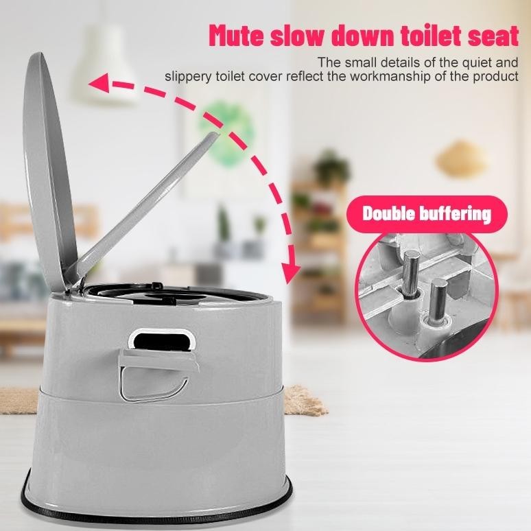 Jual Heino Toilet Portable Dewasa Aman Di Gunakan Kursi Toilet Duduk ...
