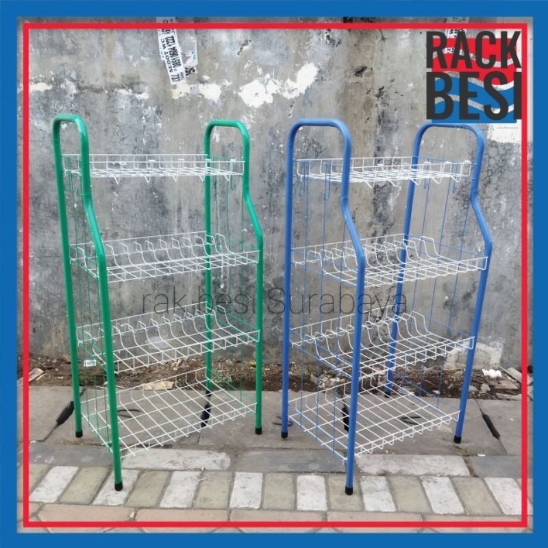 Jual A76 RAK PIRING JUMBO DRAGON N 4/RAK TOKO/RAK DISPLAY/RAK BESI ANTI ...