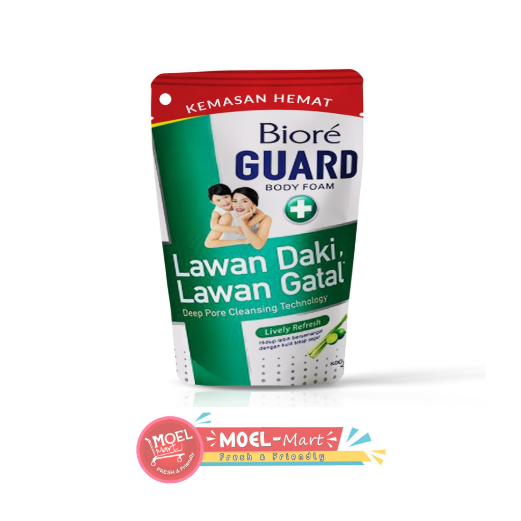 Jual BIORE Body Foam Lively Refresh 170 Ml | Shopee Indonesia
