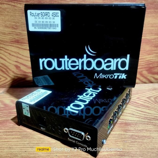 Jual RouterBoard mikrotik RB450G Gigabit normal bekas rb 450g rb450 ...