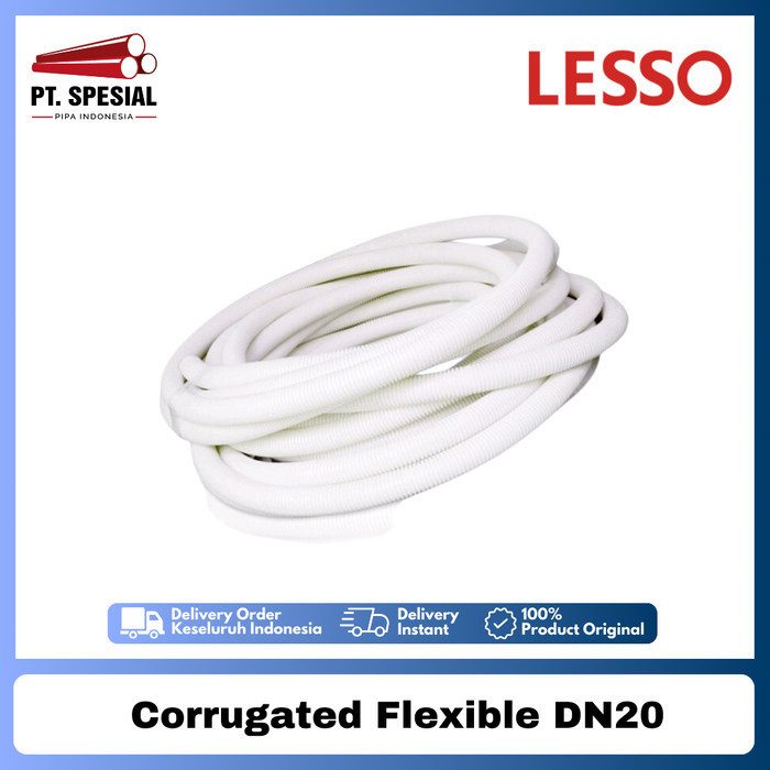 Jual FLEXIBLE CONDUIT 50M 20MM LESSO | Shopee Indonesia