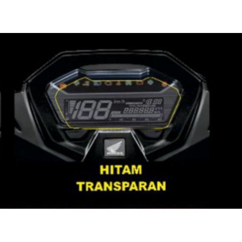 Jual Stiker Polaris Speedometer Vario 160 Hitam Transparan/ Stiker ...