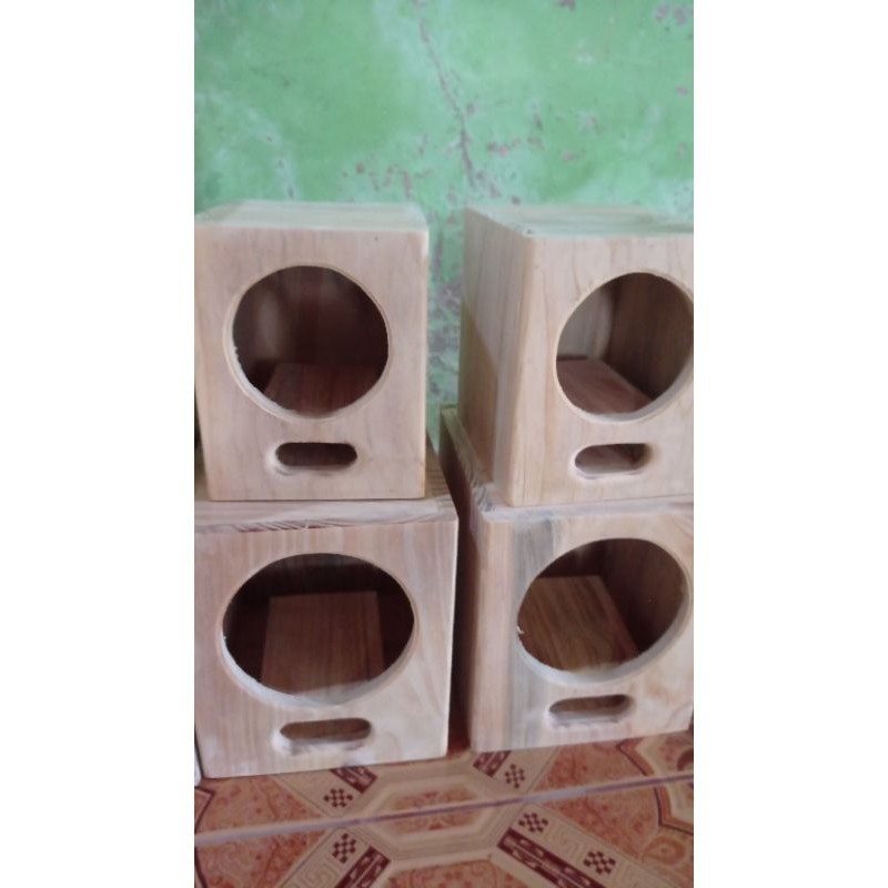 Jual box speaker 4 inch bahan kayu | Shopee Indonesia