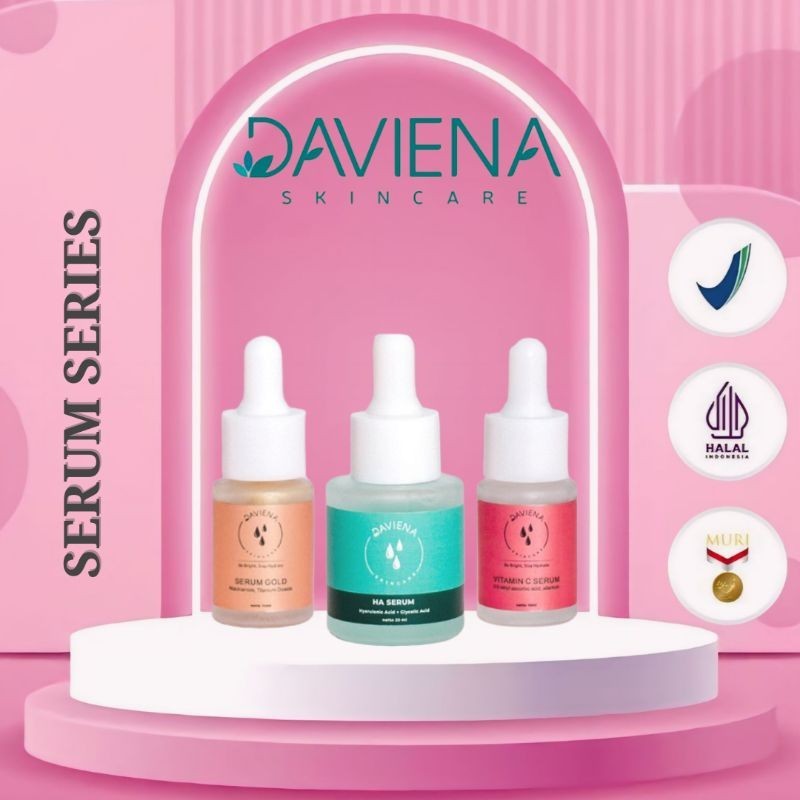 Jual SERUM SERIES DAVIENA SKINCARE GOLD GLOWING ACNE | Shopee Indonesia