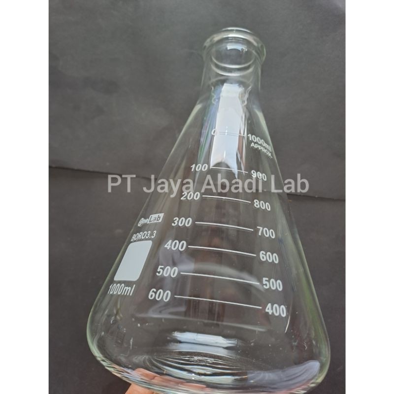 Jual labu tabung Erlenmeyer Erlemeyer flash 1000ml 1000 ml 1000 cc ...