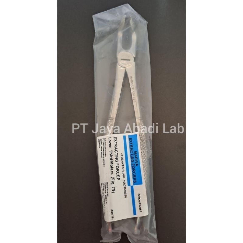 Jual dental tang cabut gigi mahkota molar ketiga rahang bawah tang ...