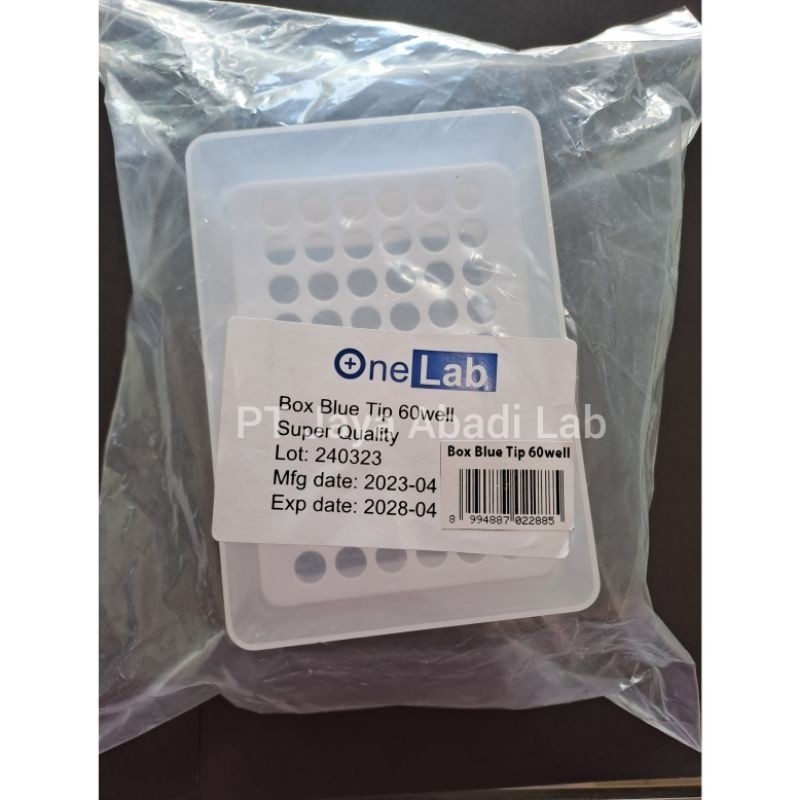 Jual Onemed box boks blue tips tip biru micropipette mikropipet 1000 ...