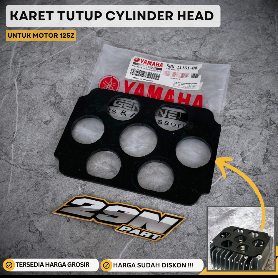Jual Karet Cover Tutup Cylinder Blok Head Motor Yamaha 125Z 5BU-11161 ...