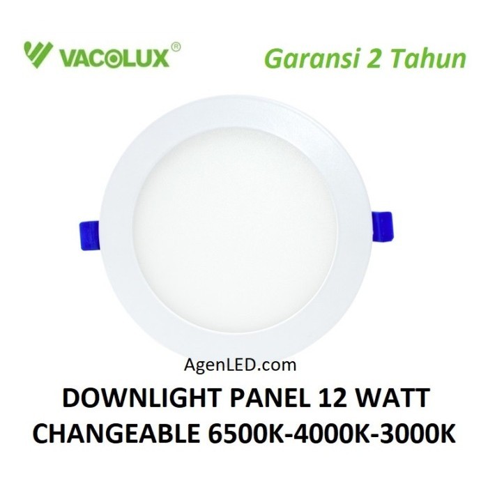 Jual Vacolux Lampu Downlight Led Panel 12W Putih 12 W Watt Slim Bulat Inbow | Shopee Indonesia