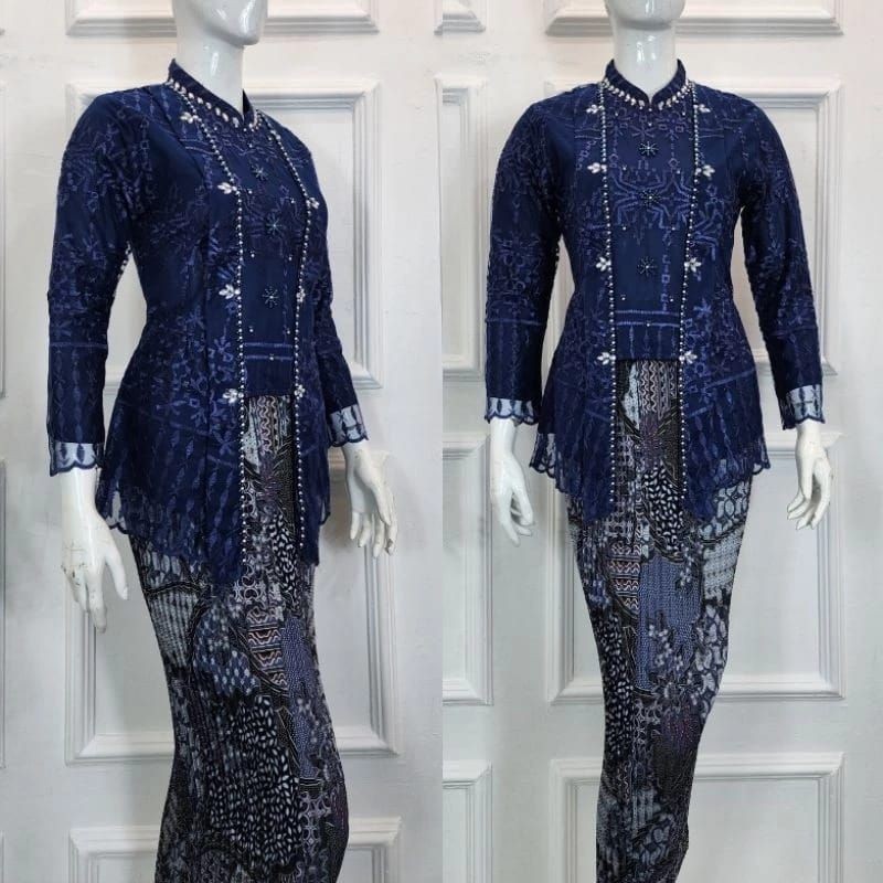 Jual Set Kebaya Kutu Baru Hijab Tille Modern Look Wisuda Perpisahan Acara Resmi Kebaya Seragaman ...
