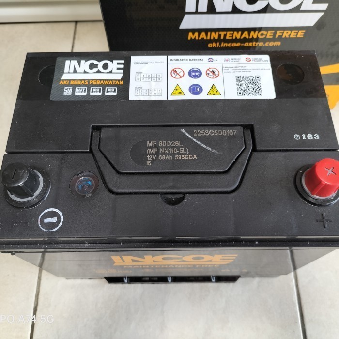 Jual Aki Mobil Isuzu Mux, Mu-X, D-Max, Dmax 80D23L/Nx110-5L Incoe Astra Mf | Shopee Indonesia