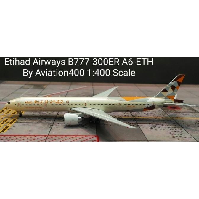 Jual Etihad Airways B777-300ER A6-ETH By Aviation400 1:400 Scale ...