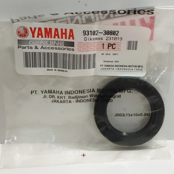 Jual SEAL SIL KRUK AS NMAX N MAX KIRI 93102-30802 ORI ASLI YAMAHA ...