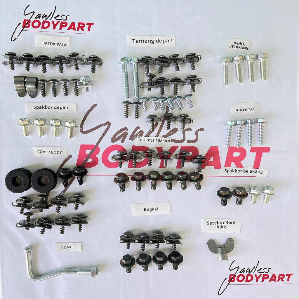 Jual baut body mio sporty - baut body mio smile - baut mio sporty full ...