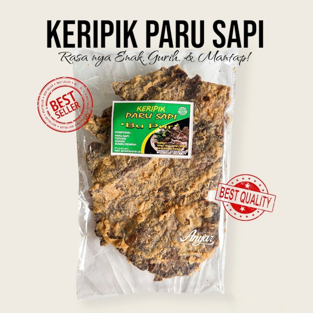 Jual Keripik Paru Sapi Renyah BEST SELLER | Shopee Indonesia