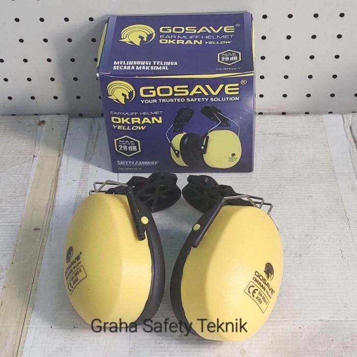Jual Gosave Ear Muff Helm 28 Db/Ear Muff Safety Pasang Di Helm Proyek ...
