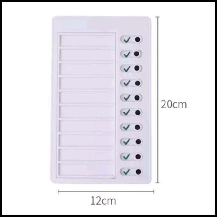 Jual TERMURAH PAPAN CHECKLIST CHORES,TIME TABLE MY CHORES,PAPAN TO DO ...