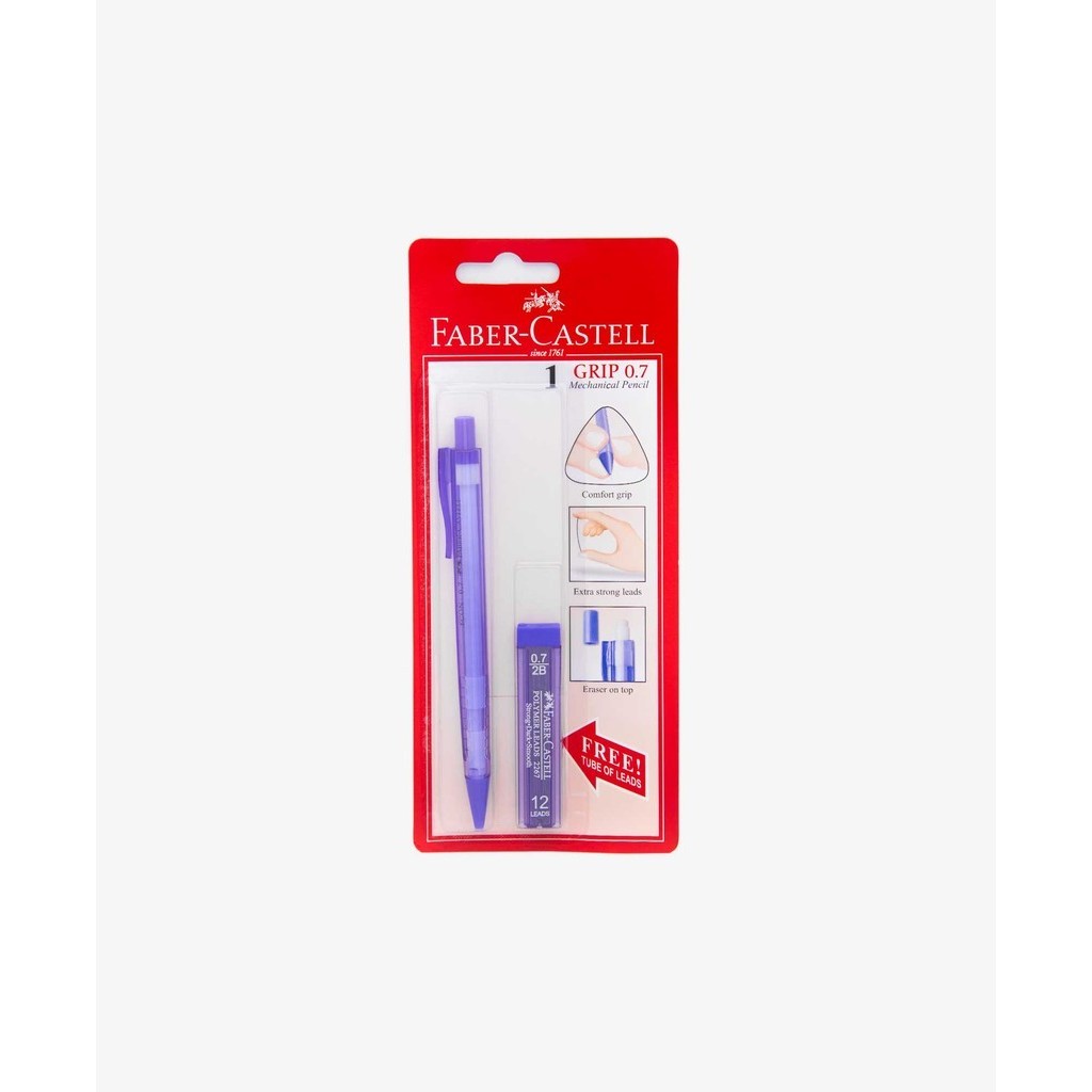 Jual Faber Castell 0.7 Ergo Mech 2B Transparant | Shopee Indonesia