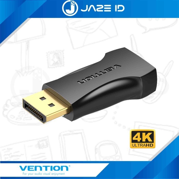 Jual Vention Displayport DP to HDMI Converter Adapter 4K UHD Display ...