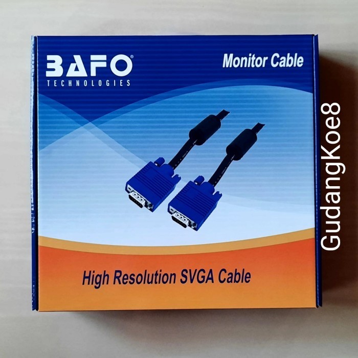 Jual Kabel VGA 10 Meter Gold plated BAFO High Quality ( original ) | Shopee Indonesia