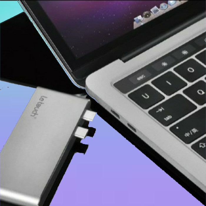 Jual HUB MACBOOK PRO 2017 TOUCH BAR DUAL TypeC 3 HUB THUNDERBOLT HDMI ...