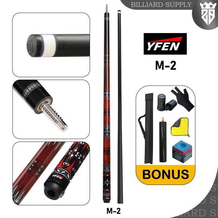 Jual YFEN SERIES CARBON FIBER PLAY CUE STICK - PAKET LENGKAP M1 M2 M3 ...