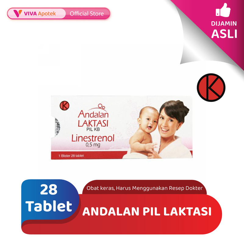 Jual Andalan Pil Laktasi / Pil Kontrasepsi (28 Tablet) | Shopee Indonesia