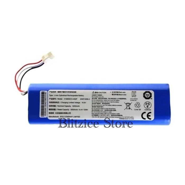 Jual Original Battery Roidmi Eva Eve Plus Avaro X1 Baterai Robot Vacuum ...