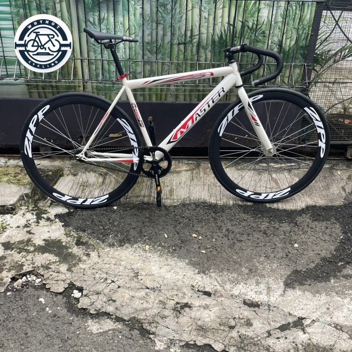 Jual fullbike sepeda fixie master 700c white | Shopee Indonesia