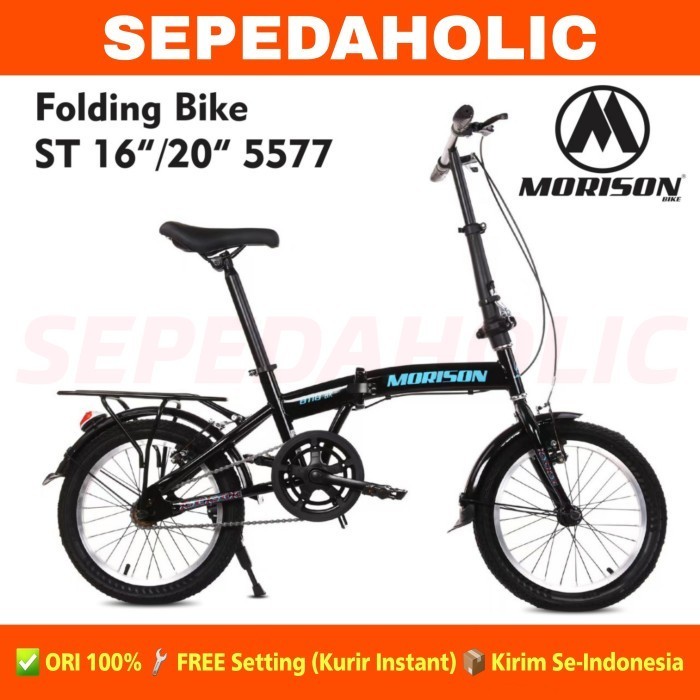 Jual Sepeda Lipat MORISON 8118 BX Ukuran 16 20 Inch Single Speed ...