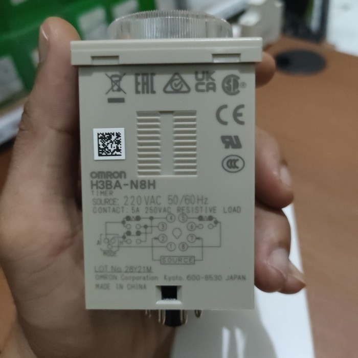 Jual Terbaik H3Ba-N8H Timer Omron Original 220Vac | Shopee Indonesia