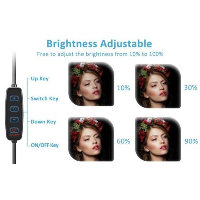 Jual Lampu Live Streaming Lighting Led Foto Studio Fotografi Portable ...