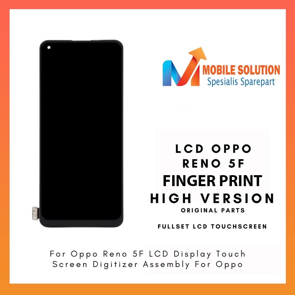 Jual Grosir LCD Oppo Reno 5F Support FINGER PRINT ORIGINAL 100% Fullset ...