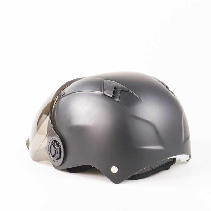 Jual Helm Sepeda Listrik Dewasa Half Face With Kaca Visor | Shopee ...