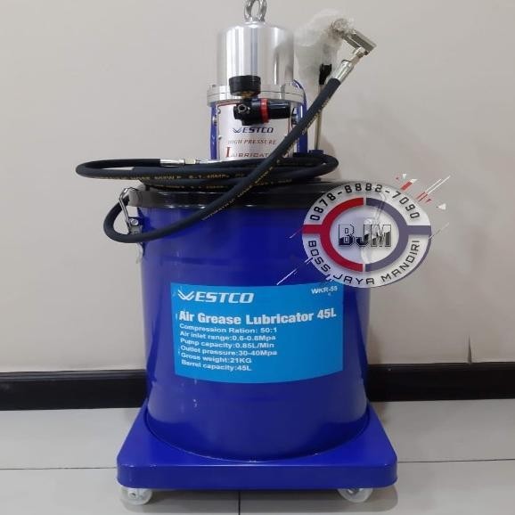 Jual Air Grease Lubricator , Pompa Gemuk Angin 45L | Shopee Indonesia