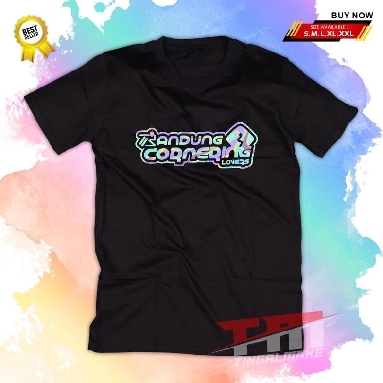 Jual Viral Kaos Bandung Cornering Hologram Emak Gila 002 Racing Tshirt ...