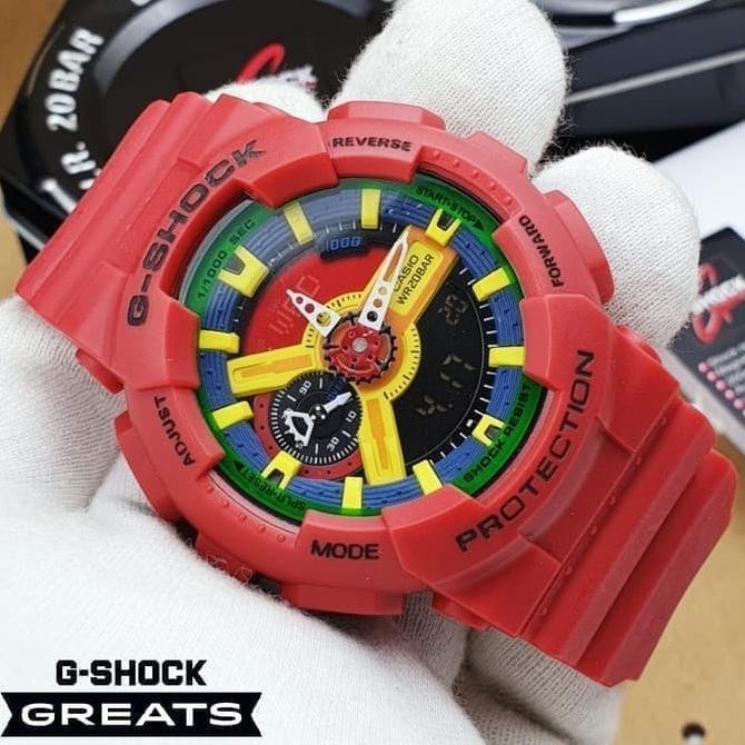 Jual Jam Tangan Pria Merk Casio G-Shock Miyota Type : GA110 Baterai Box ...