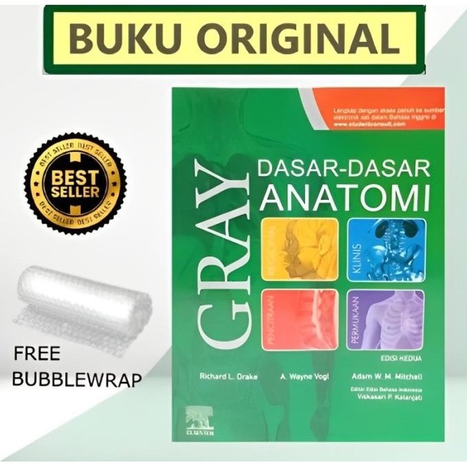 Jual [ Original ] Gray Dasar Dasar Anatomi Edisi 2 - Richard L. Drake ...