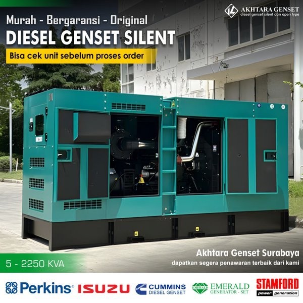 Jual Jual Genset 400 Kva 450 Kva 500 Kva Perkins Cummins Isuzu Emerald Stamford | Shopee Indonesia