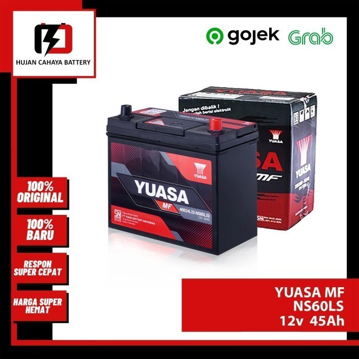 Jual Qualitas Asli Aki Mobil Yuasa Pafecta Ns60Ls / Ns-60-L (S) /Ns 60 Ls - Aki Honda Hrv ...