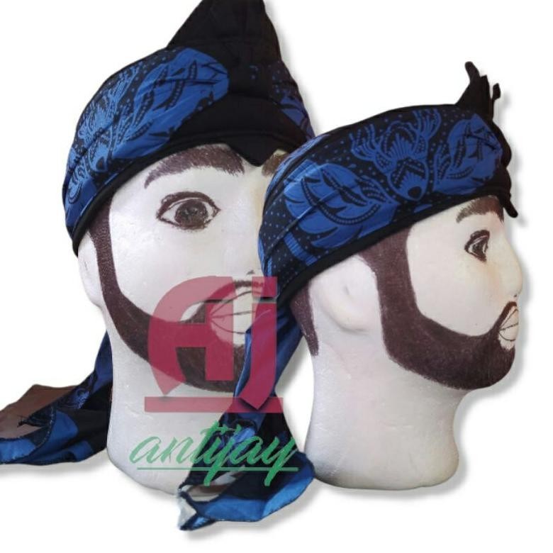 Jual Blangkon Iket Udeng Kepala Blangkon Sunda Peci Kupluk Praktis ...