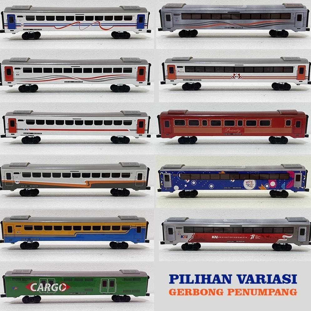 Jual Mainan Miniatur Kereta Api Viral Kereta Api Indonesia Lokomotif ...