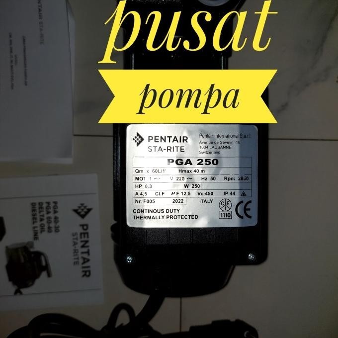 Jual Pompa Nocchi Pga 250/Pga 60-40 M/Pompa Solar Nocchi Pga 250/Pga 60 ...