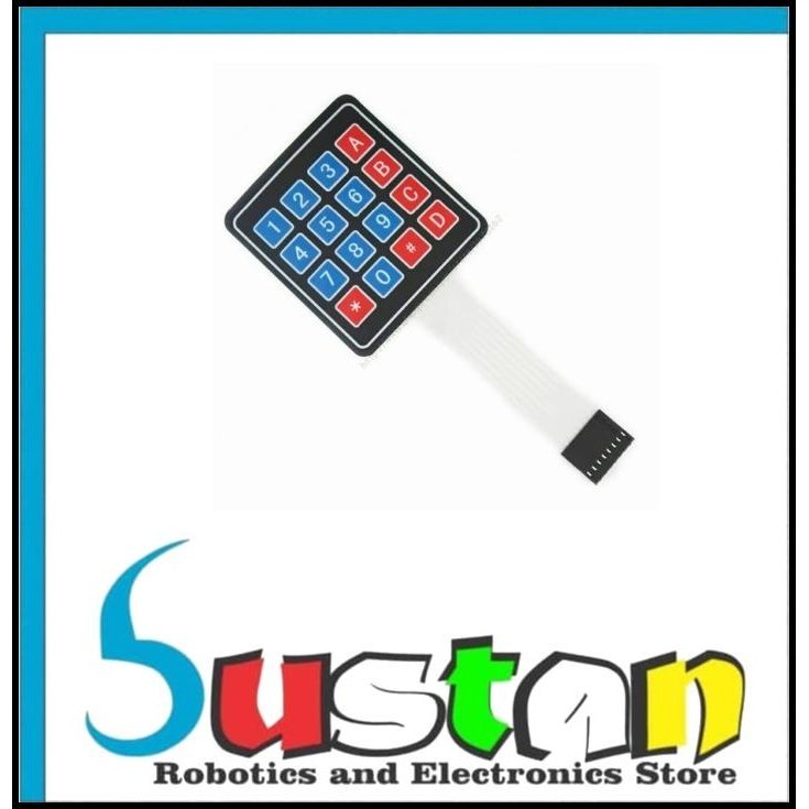 Jual Gratis Ongkir Keypad 4x4 Membran Arduino Raspberry 4 4 Key Pad