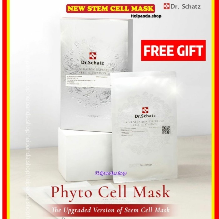 Jual DR SCHATZ STEM CELL MASK / PHYTO CELL MASK / APPLE STEM CELL MASK BPOM | Shopee Indonesia