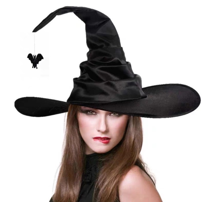 Jual Witch Hat Spider Bat Halloween Props Halloween Costume Topi Penyihir | Shopee Indonesia