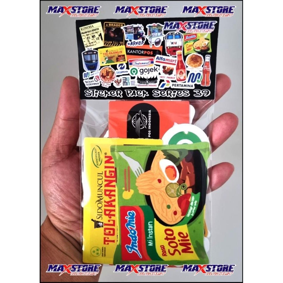 Jual indonesia sticker / sticker koper rimowa / jakarta sticker pack ...
