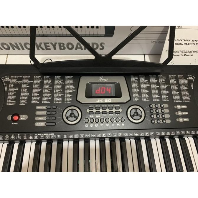 Jual Masih!!! Organ Piano/Keyboard Elektronik Joy Jk-60 Original | Shopee Indonesia