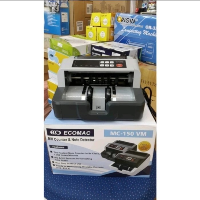 Jual Mesin Hitung Uang Ecomac Mc-150Vm / Money Bill Counter Mc150Vm ...